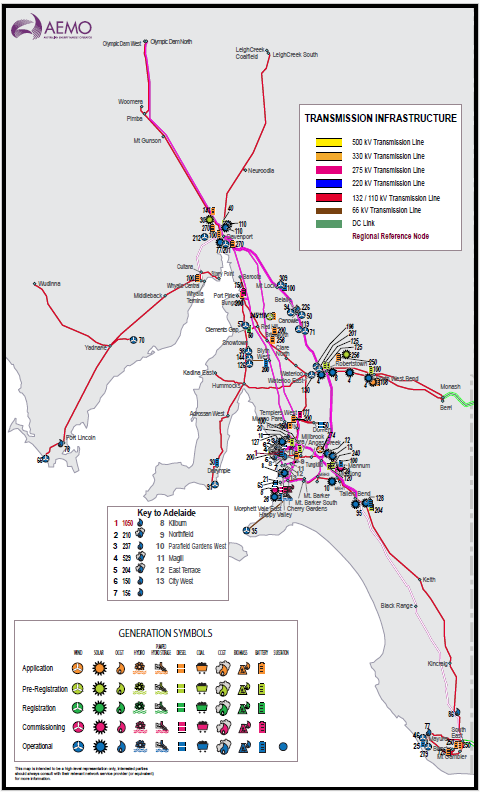 AEMO | NEM generation maps